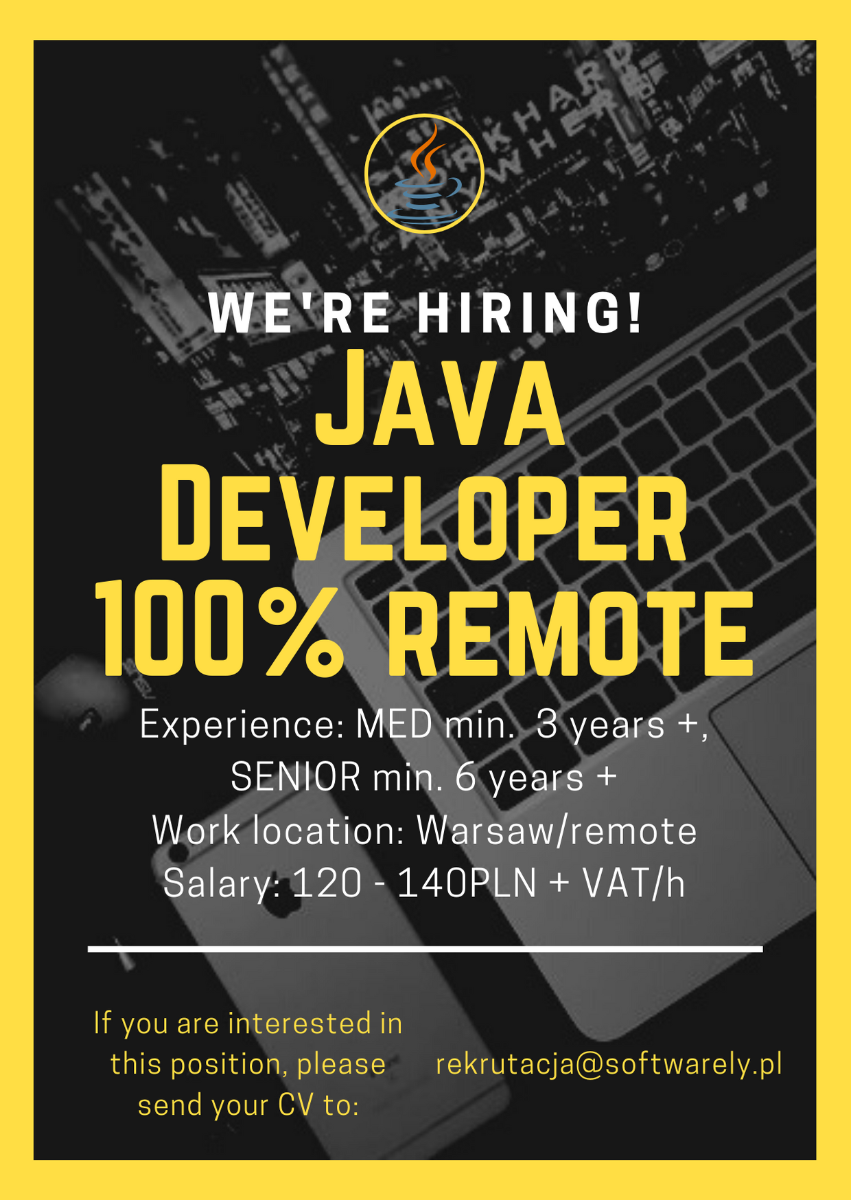 Remote Java Developer Medsenior Softwarely 5557