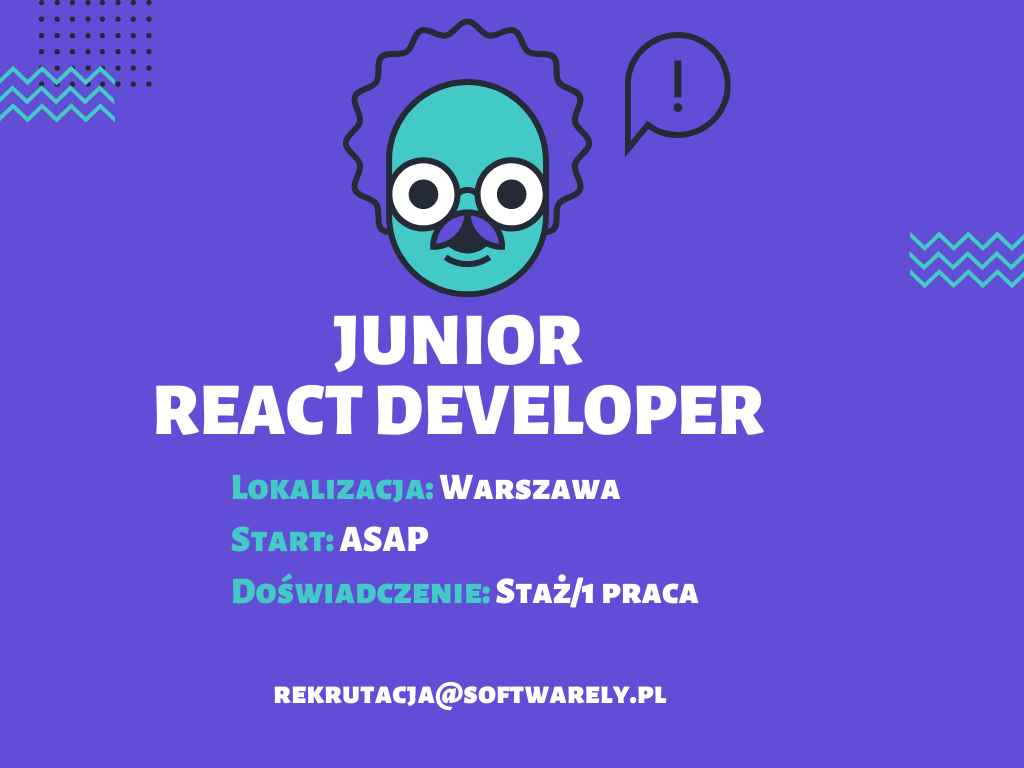 Junior React Developer - Internship - Softwarely
